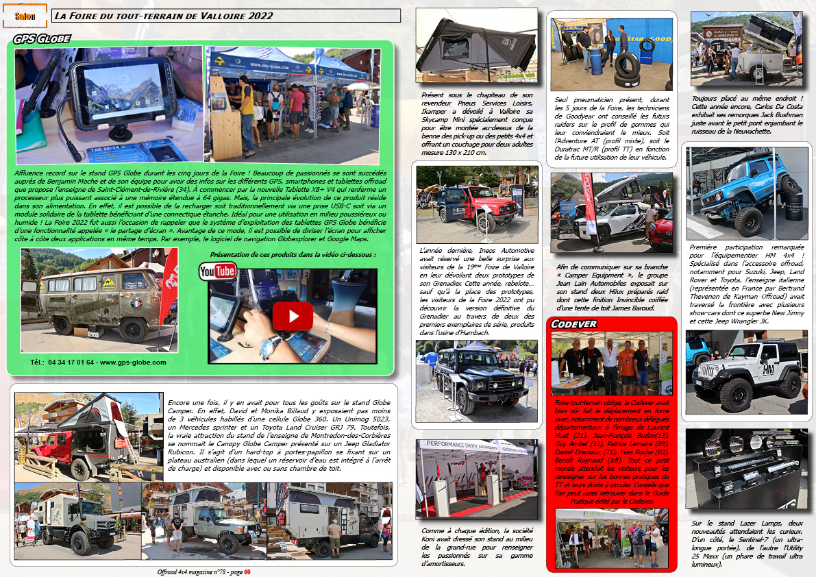 Codever - Dans OffRoad 4x4 Magazine n°78